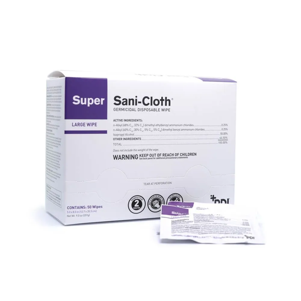 PDI® Super Sani-Cloth Germicidal Wipes Box – Prime Natural Foods