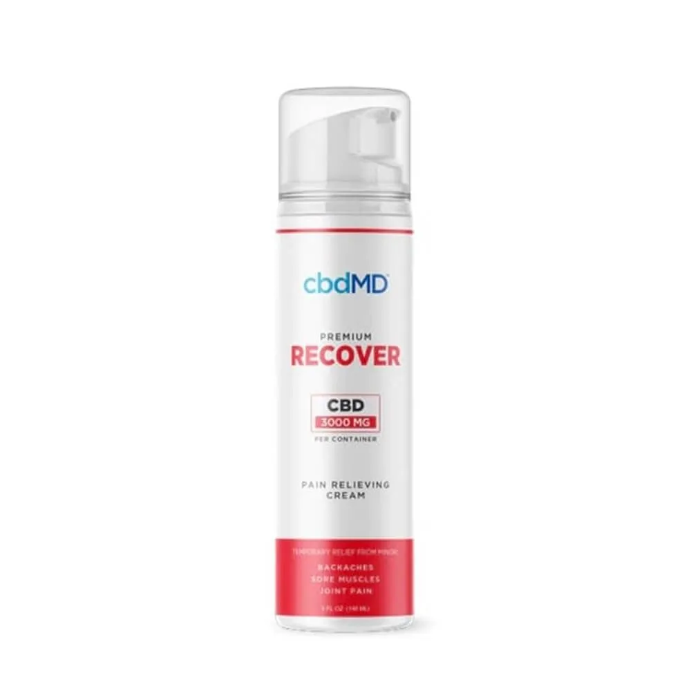 cbdMD Premium Recover Cream 3000mg - 5oz – Prime Natural Foods