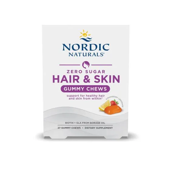 Nordic Naturals Zero Sugar Hair & Skin Gummy Chews – Prime Natural Foods